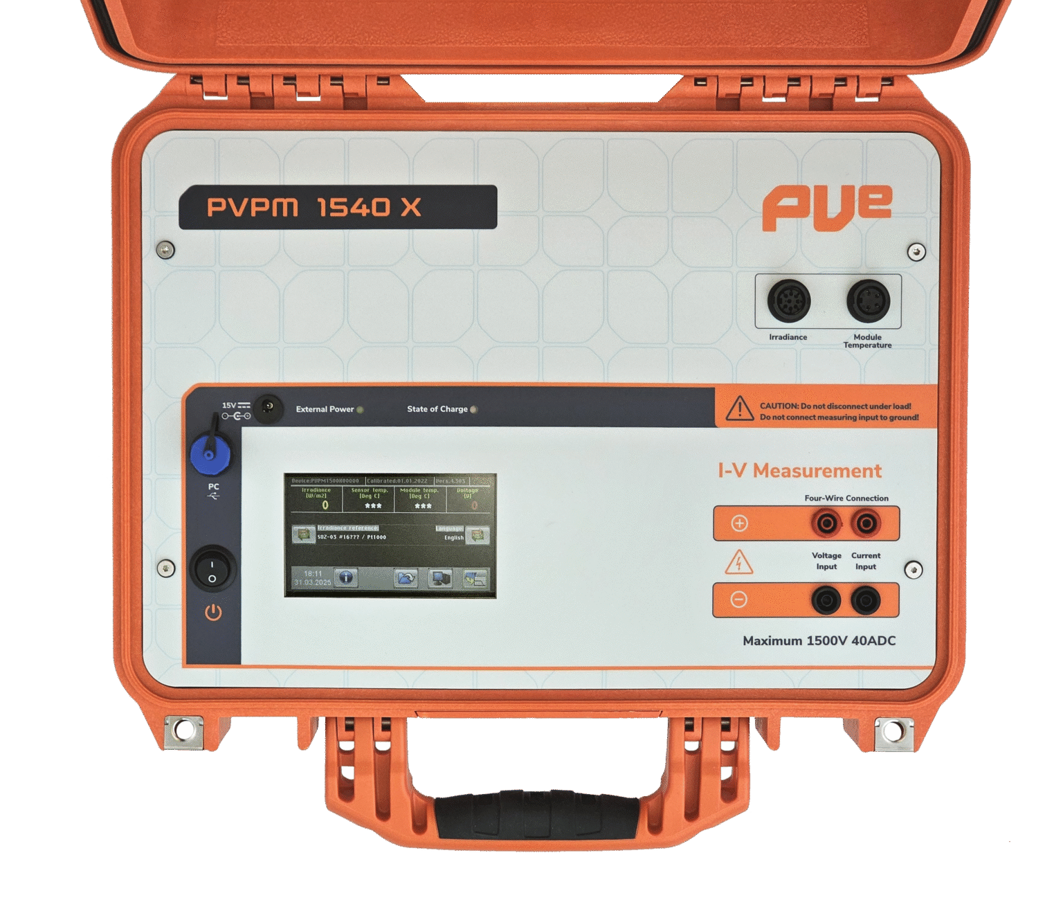 PVPM1540X I-V curve tracer up to 1500 V / 40 A